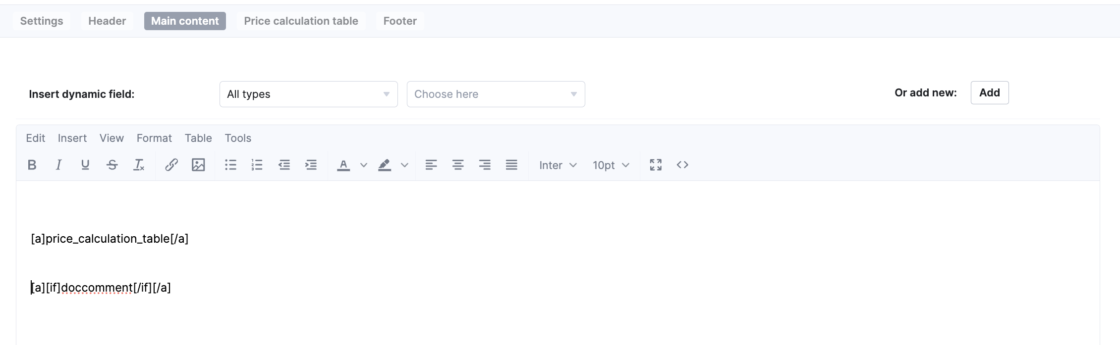 Adding Modifying And Deleting Pdf Templates Scoro Help Center