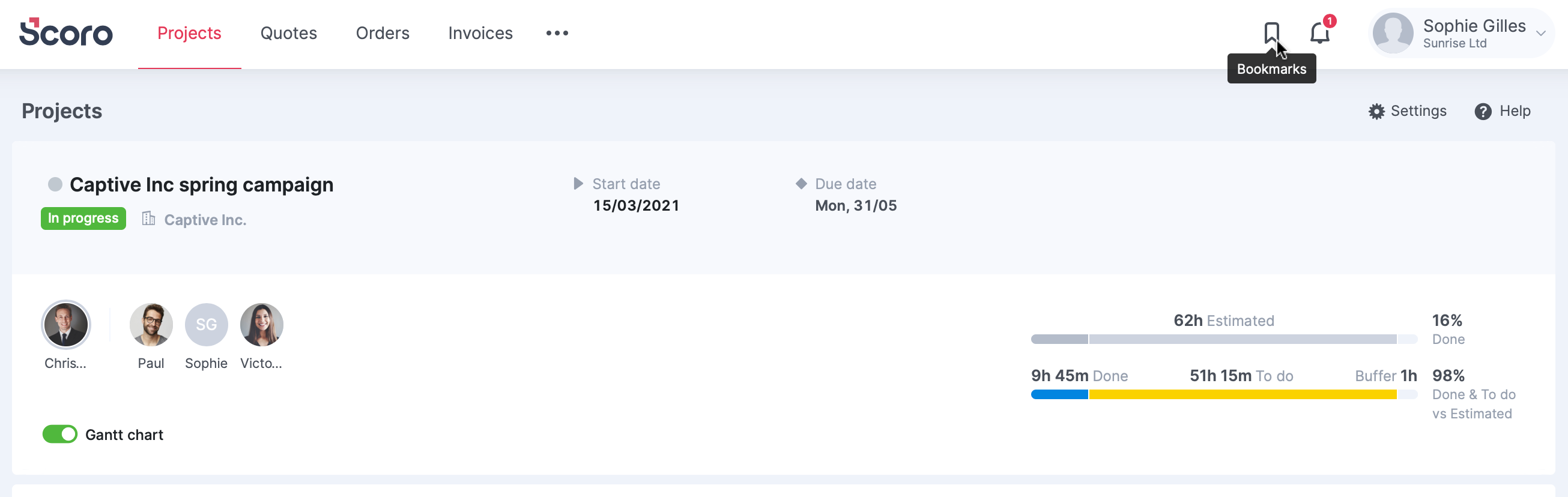 Customer Portal – as a user – Scoro Help Center