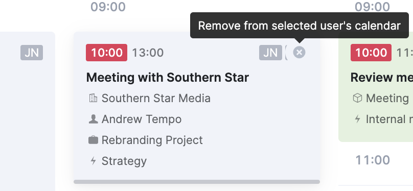 Viewing Modifying And Deleting An Event Scoro Help Center