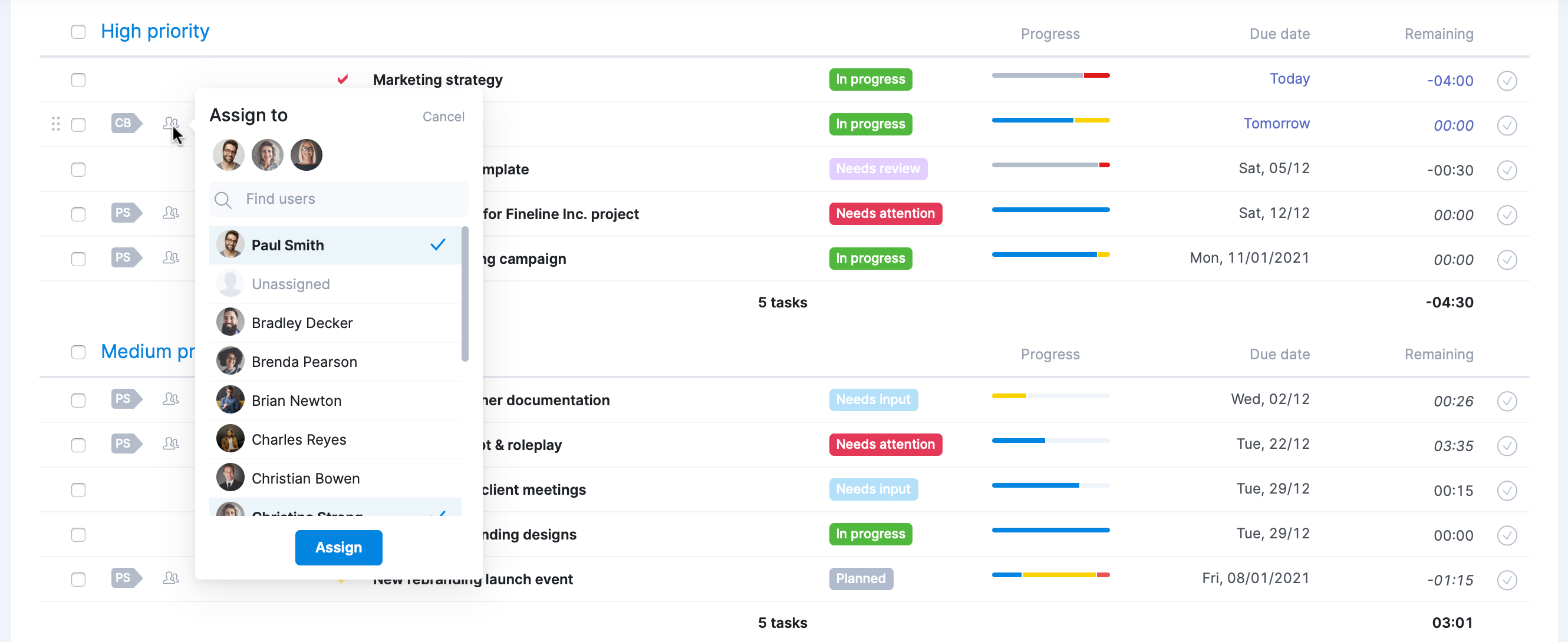 Viewing Modifying And Deleting A Task Scoro Help Center