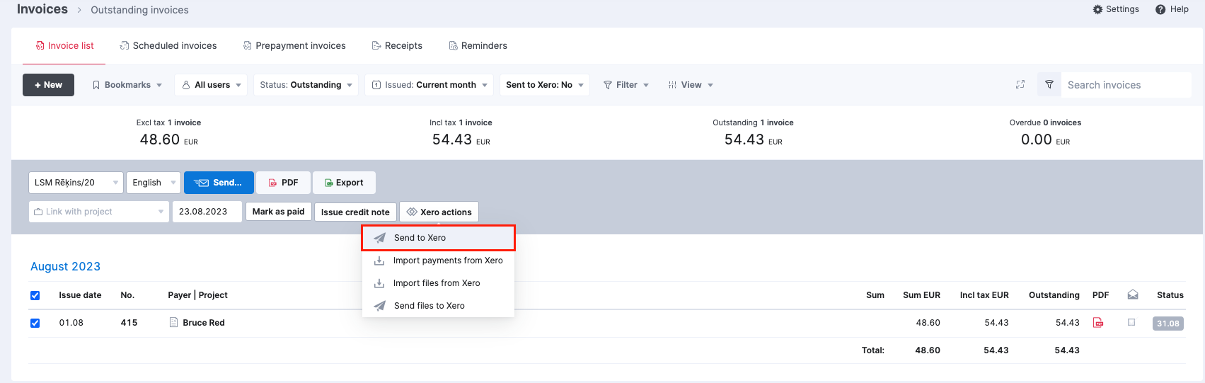Xero – setup guide – Scoro Help Center