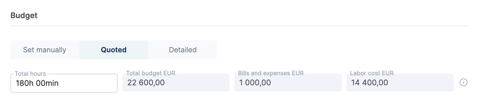 Creating, modifying and deleting projects – Scoro Help Center