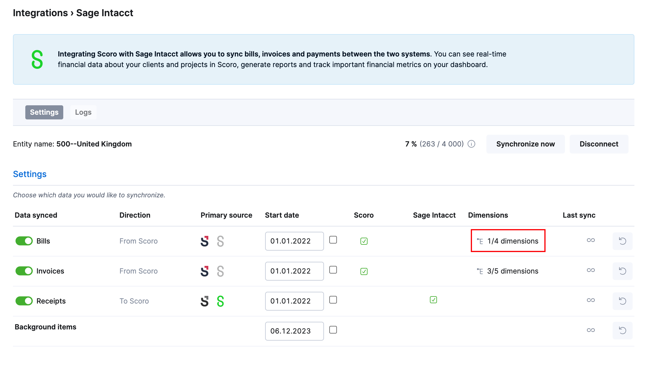 Sage Intacct – how the sync works – Scoro Help Center