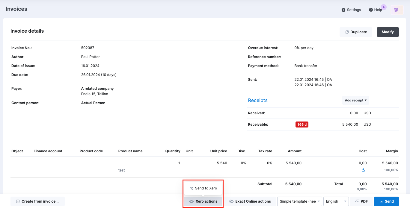 Xero – setup guide – Scoro Help Center