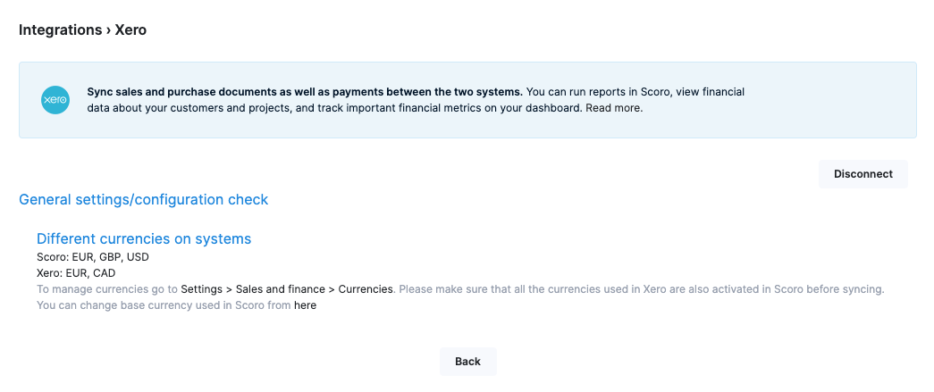 Xero – setup guide – Scoro Help Center