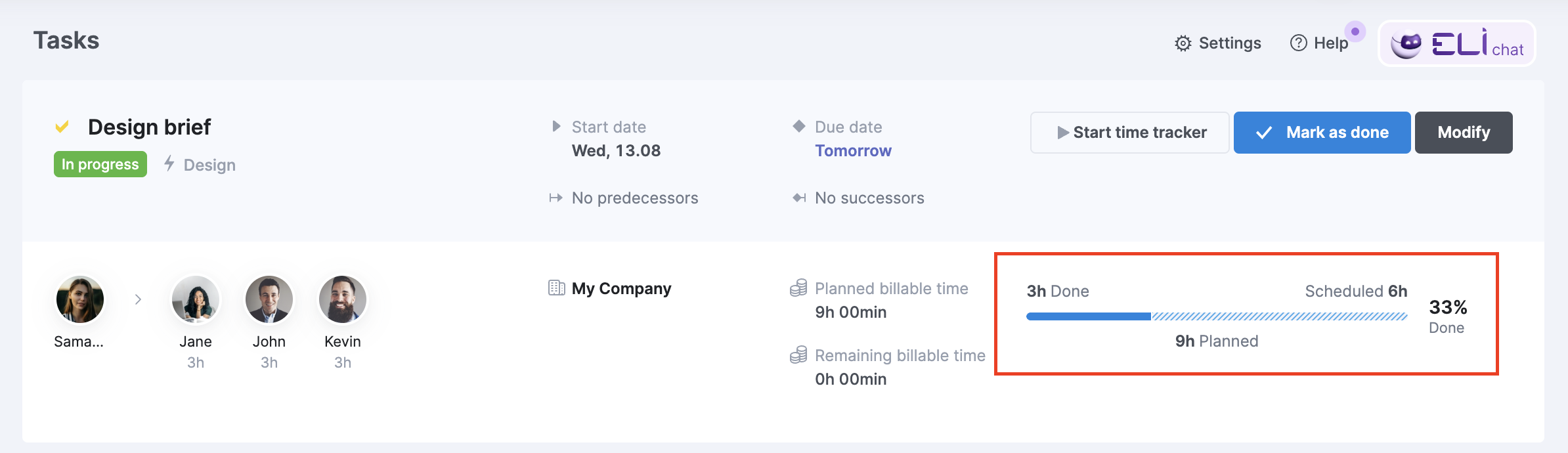 Viewing Modifying And Deleting A Task Scoro Help Center