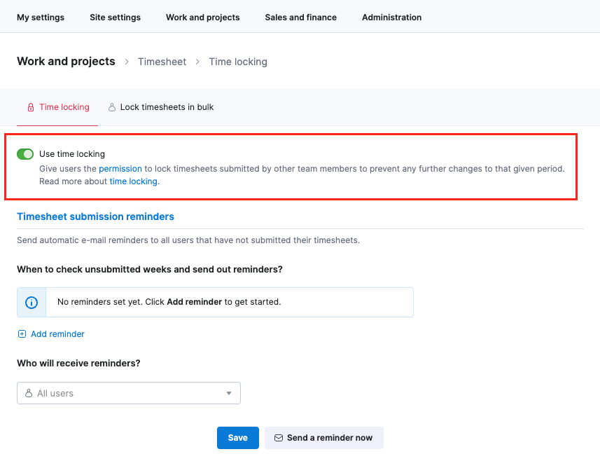 Timesheet reminders – Scoro Help Center