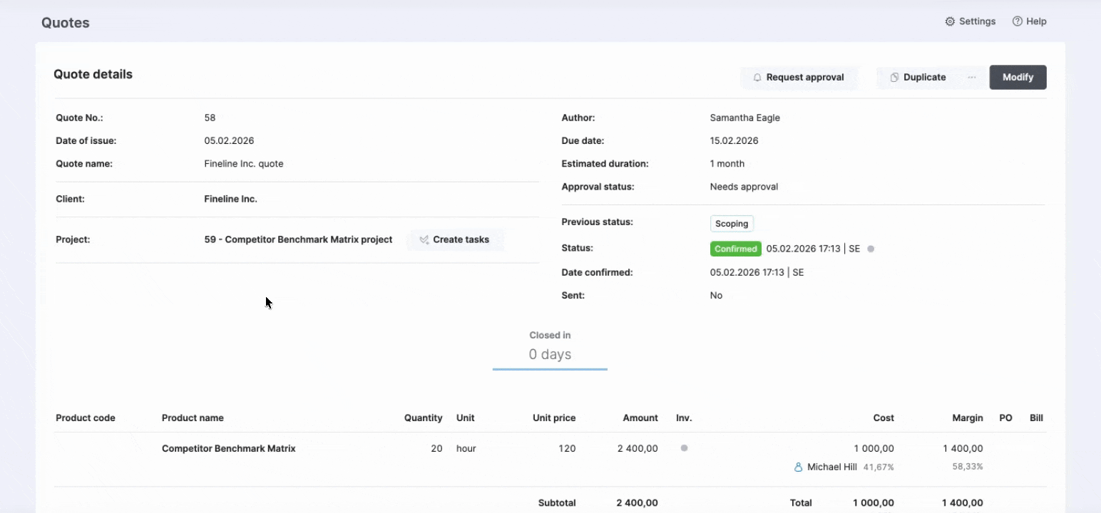 Step 2: Choose your work planning option – Scoro Help Center